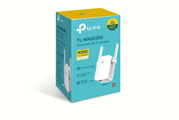 Повторитель беспроводного сигнала TP-Link TL-WA855RE N300 10/100BASE-TX ...