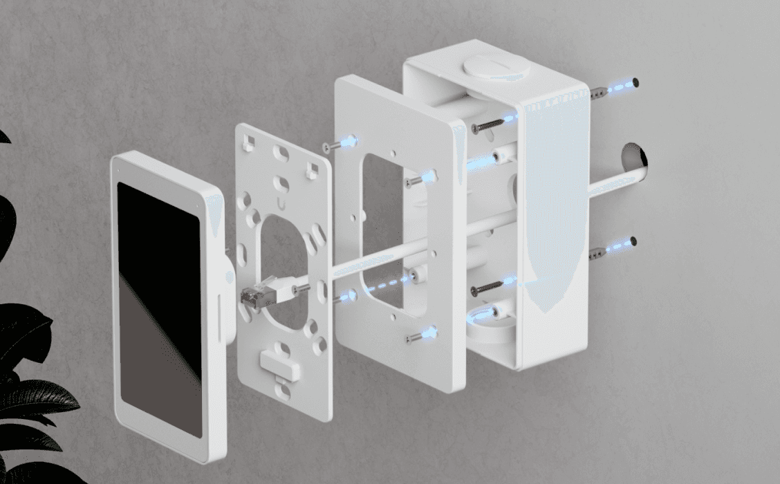 Крепление Ubiquiti Reader Junction Box белого цвета UACC-Reader-JB-W