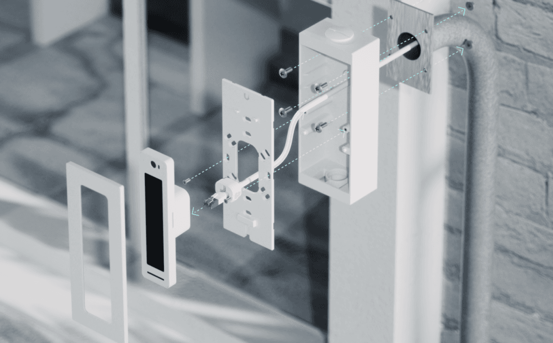 Крепление Ubiquiti Reader Pro Junction Box белого цвета UACC-Reader-Pro ...